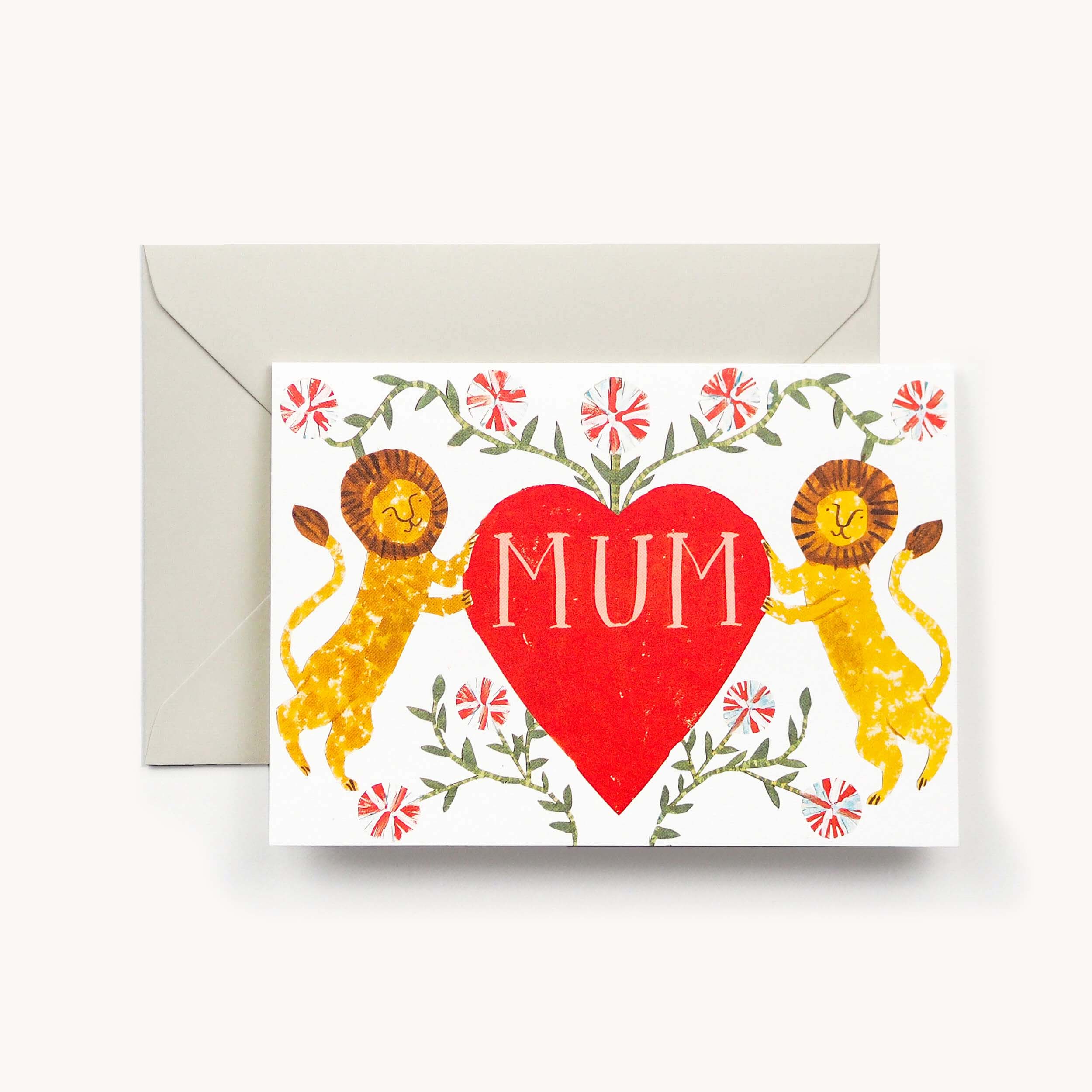Mum Lion Heart Card – Hadley Paper Goods Wholesale